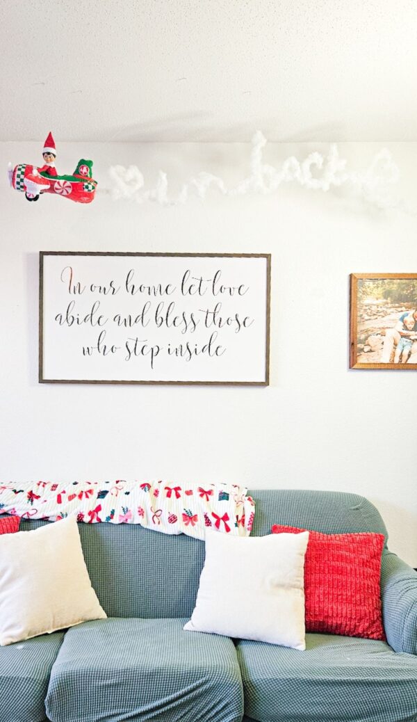 DIY Elf Plane Arrival!